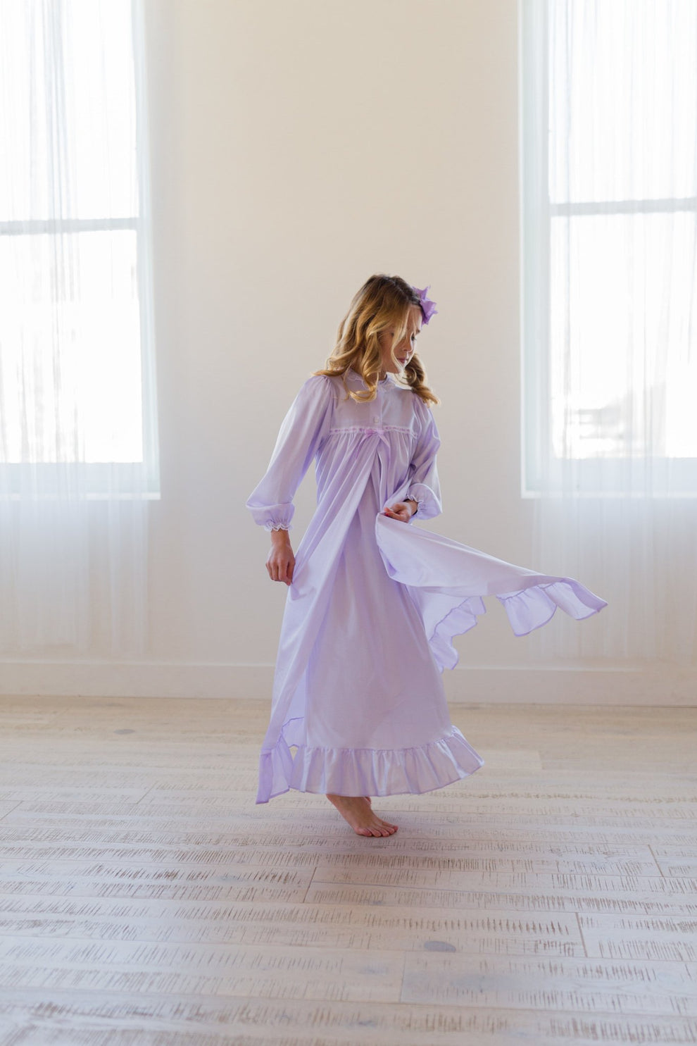 Girls Clara Nightgown - Traditional Peignoir Set – Classic Girl