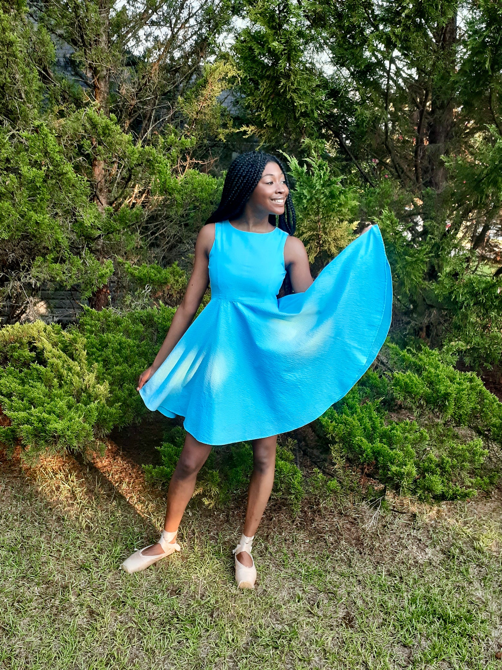 Caroline Dress in Coral – Classic Girl